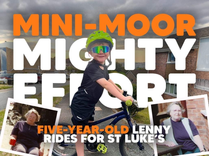 BLOG: Mini-Moor, Mighty effort: Five-year-old Lenny rides for St Luke’s ...